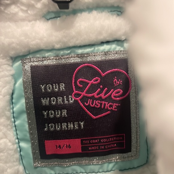Justice | Jackets & Coats | Nwt Justice Girls Winter Puffer Coat With ...